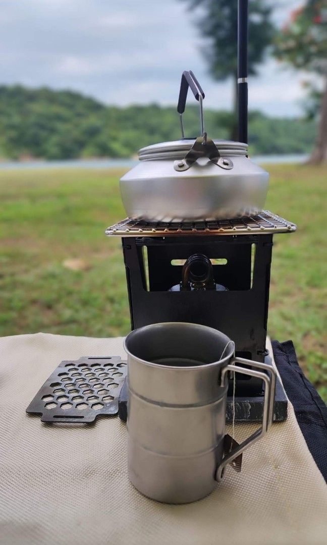 Mini Bbq pits suit for solo camping and backpack, Hobbies & Toys ...