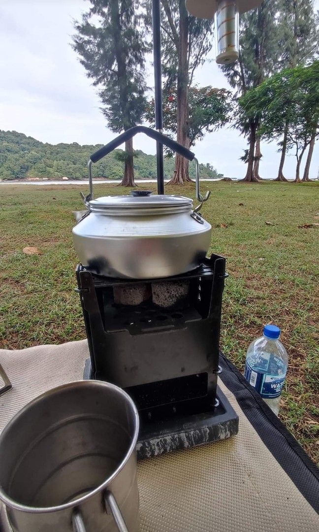 Mini Bbq pits suit for solo camping and backpack, Hobbies & Toys ...