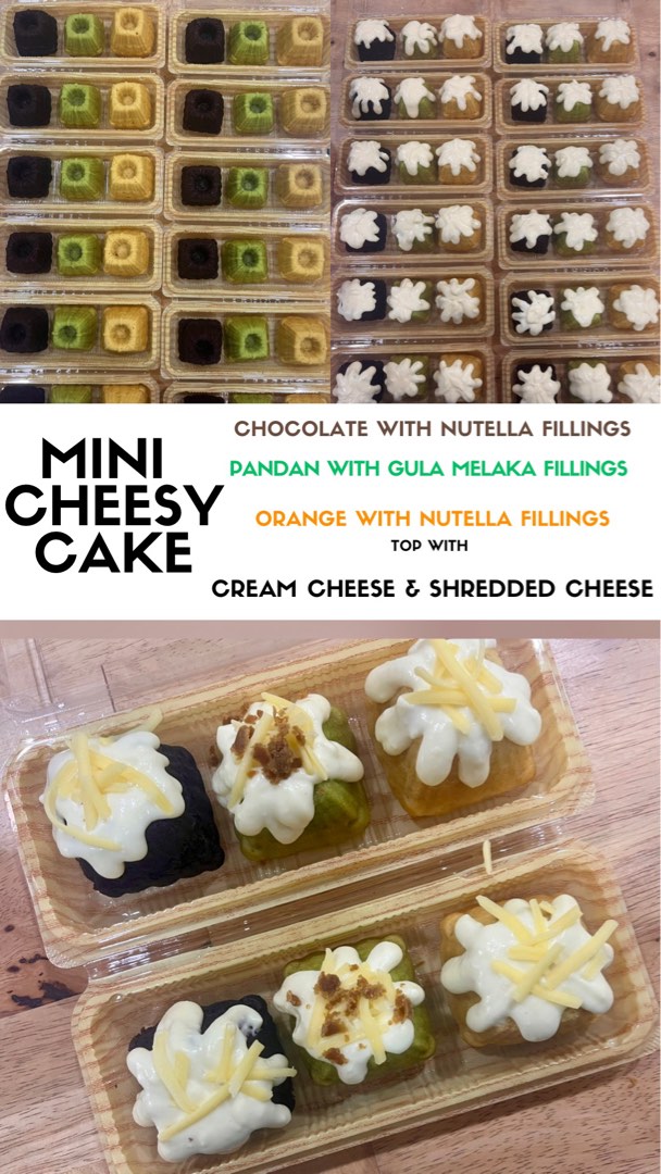 Mini cheesy Cake, Food & Drinks, Homemade Bakes on Carousell