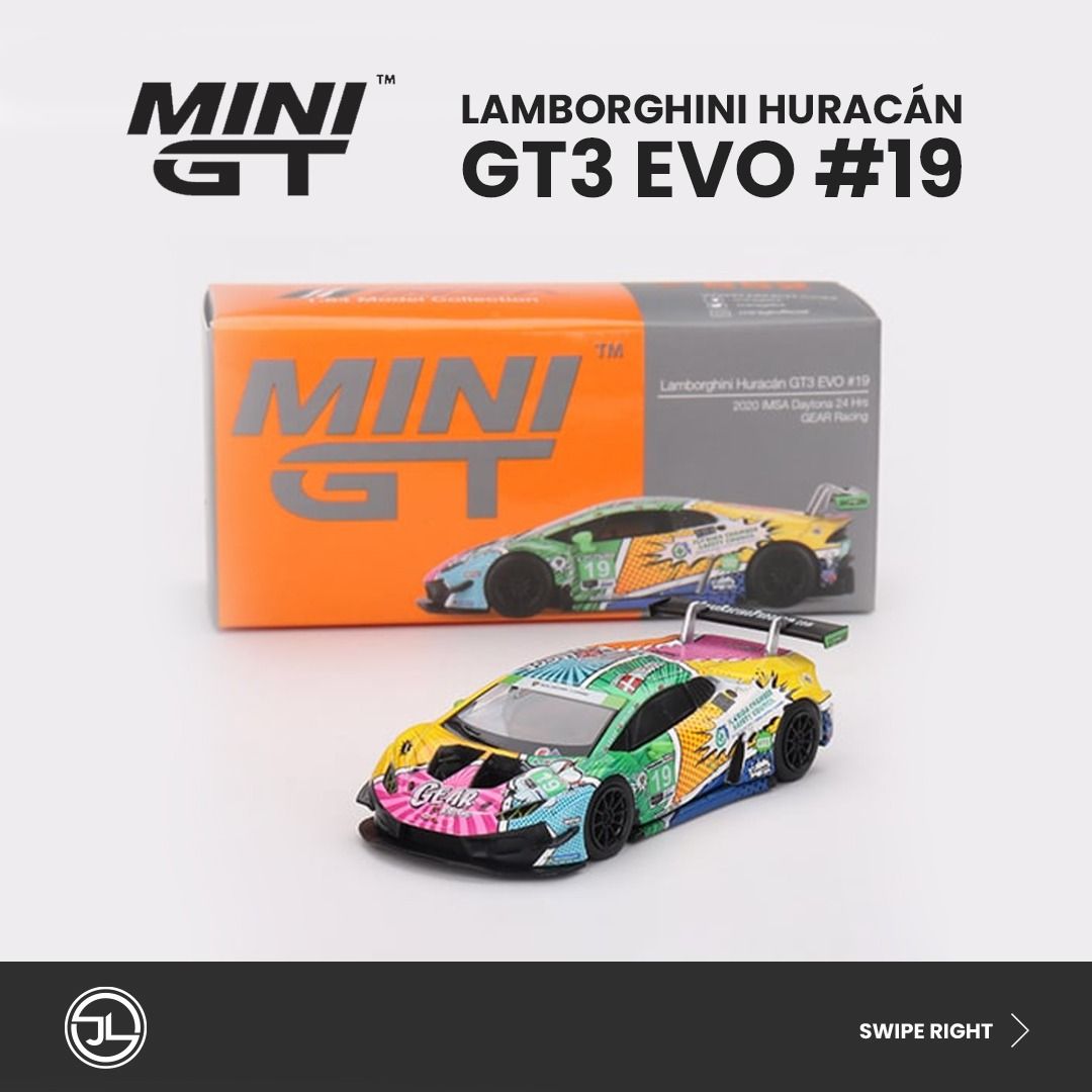 MINI GT #552 Lamborghini Huracán GT3 EVO #19 GEAR Racing 2020 IMSA ...