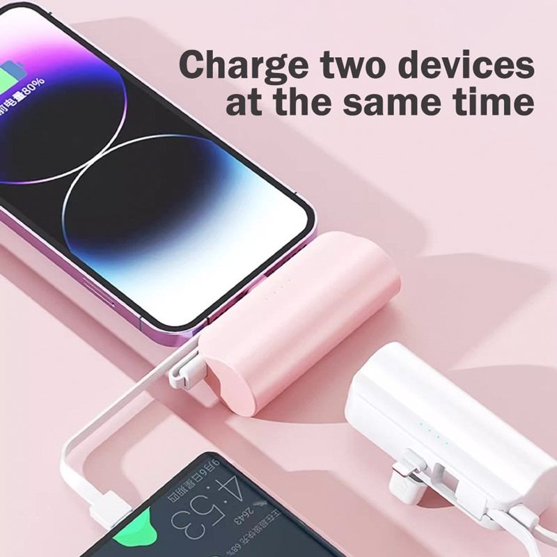 Mini PowerCapsule Series iPh Type C 5000mAh Power Bank with Stand ...