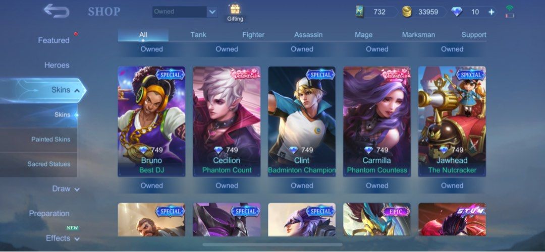 Mobile Legends Account ML account, Video Gaming, Gaming Accessories ...
