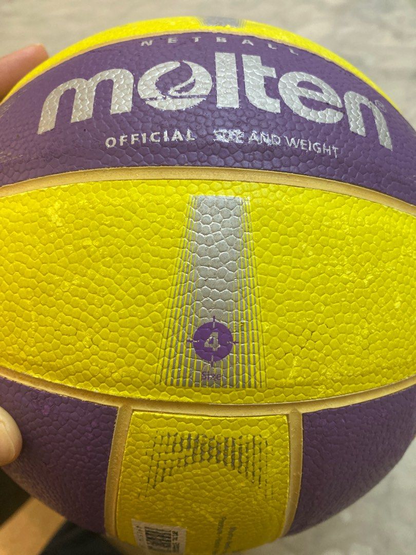 Molten netball size 4, Sports Equipment, Sports & Games, Racket & Ball ...