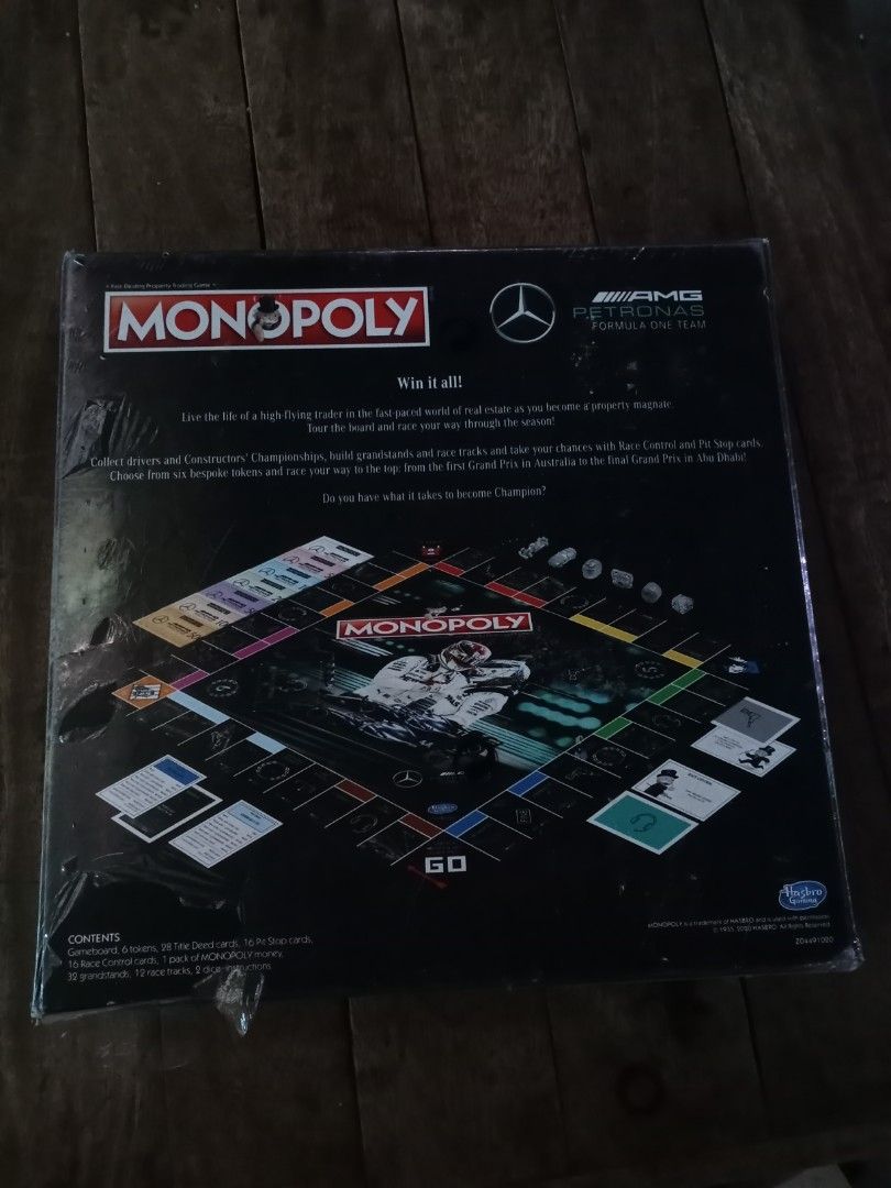 Monopoly Mercedes-Amg Petronas Formula 1 "The Silver Arrows" 2nd ...