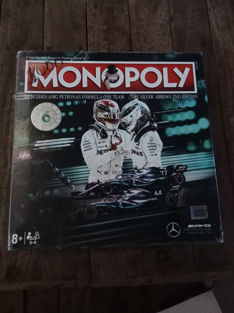 Monopoly Mercedes-Amg Petronas Formula 1 "The Silver Arrows" 2nd ...
