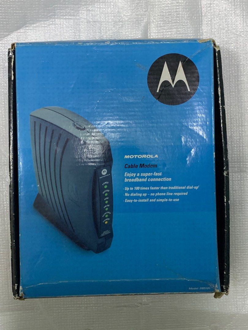 Motorola Surfboard Cable modem SB5101, Computers & Tech, Parts ...