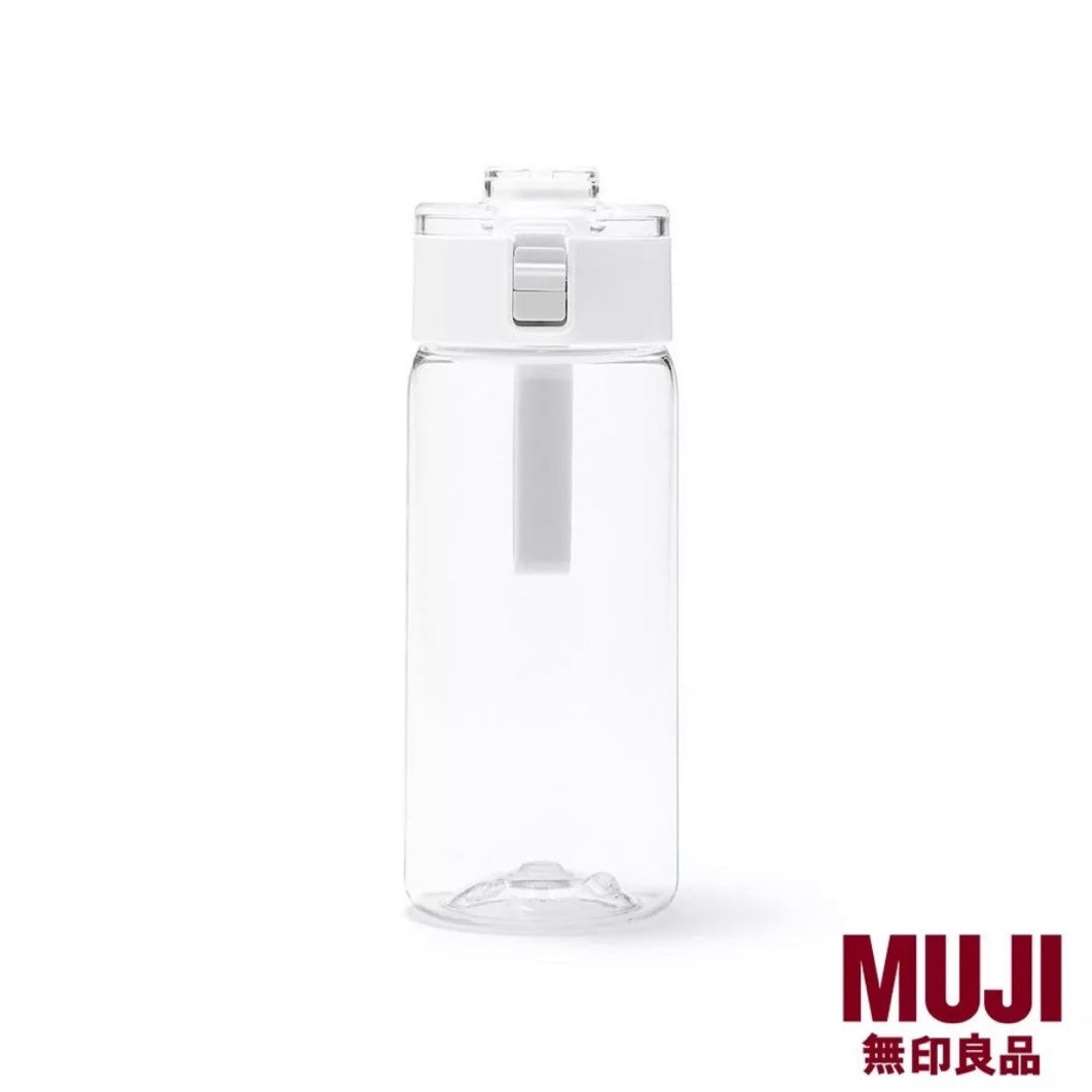 Muji 550ml Clear Travel Mug bottle URGENT, Furniture & Home Living, Kitchenware & Tableware ...