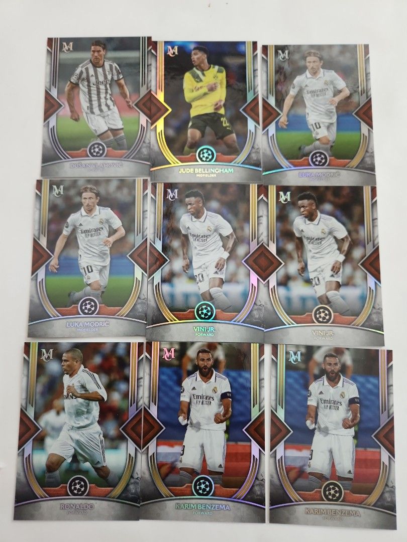 Museum Premium Thick Soccer Football Cards Milan Barcelona Real Madrid ...