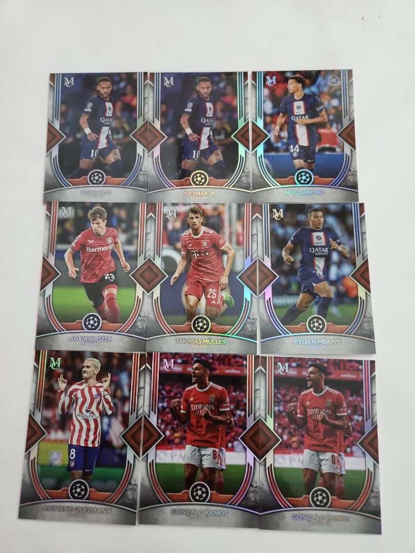 Museum Premium Thick Soccer Football Cards Milan Barcelona Real Madrid ...