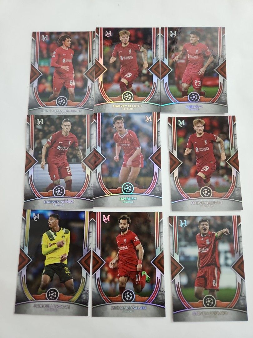 Museum Premium Thick Soccer Football Cards Milan Barcelona Real Madrid ...