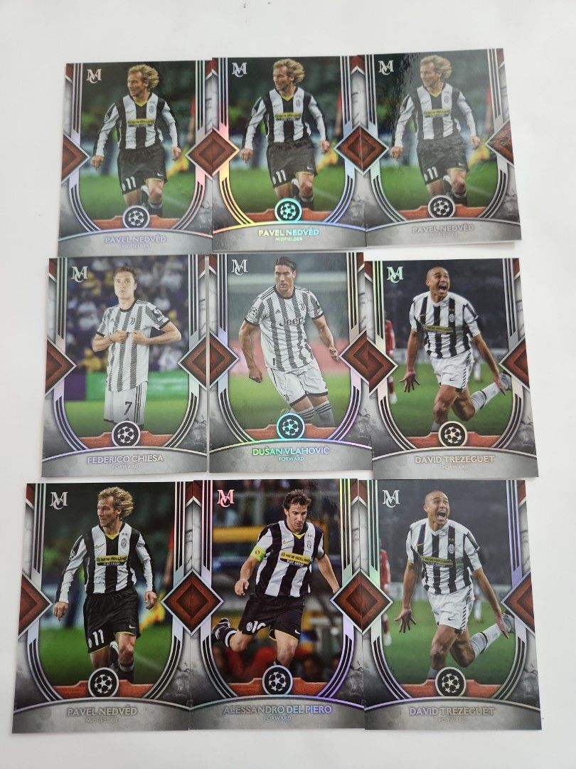 Museum Premium Thick Soccer Football Cards Milan Barcelona Real Madrid ...