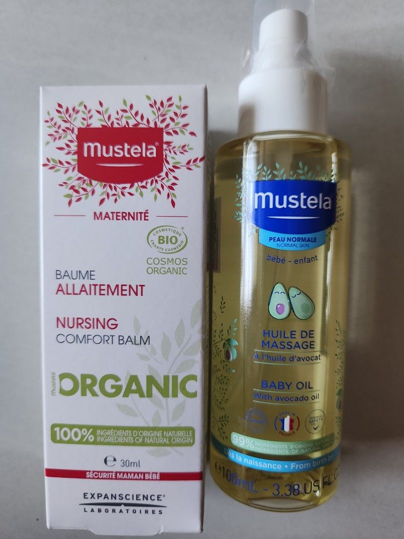 Mustella baby Oil & nursing balm, Babies & Kids, Bathing & Changing ...