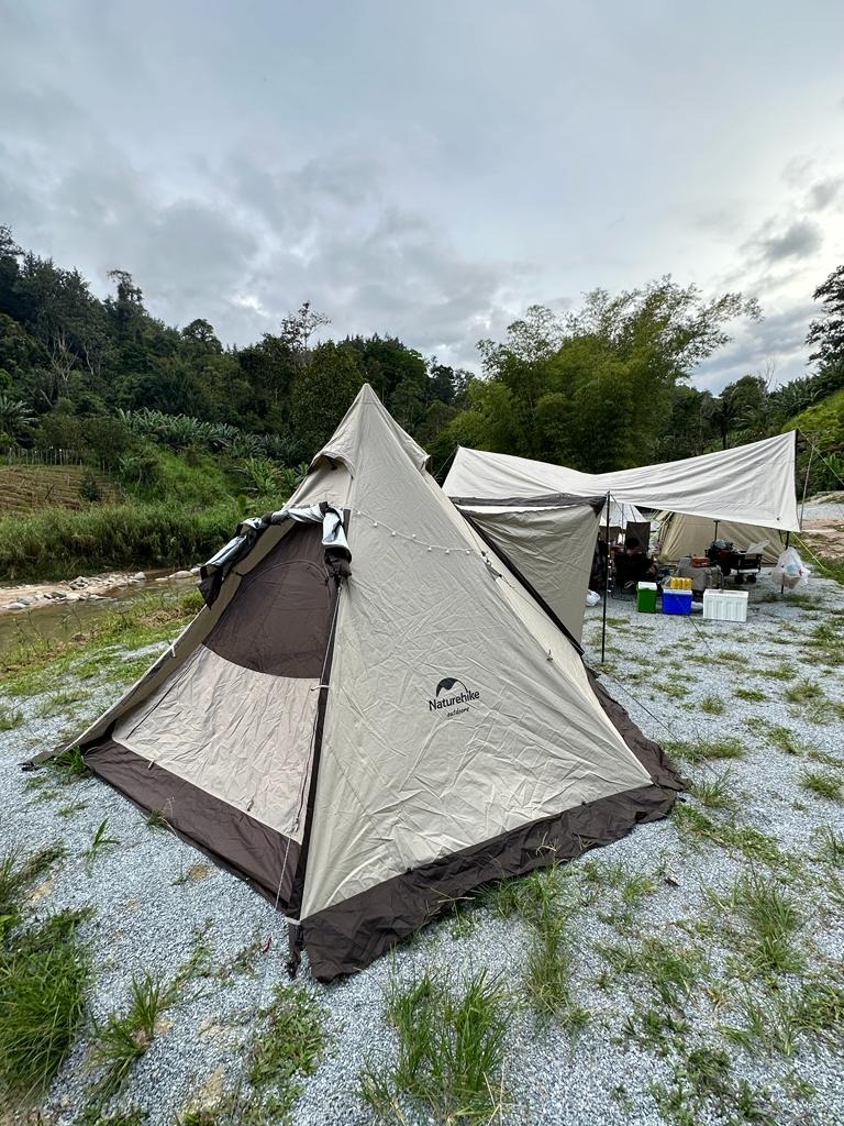NATUREHIKE RANCH HEXAGON PYRAMID TENT (TEEPEE TENT), Sports Equipment ...