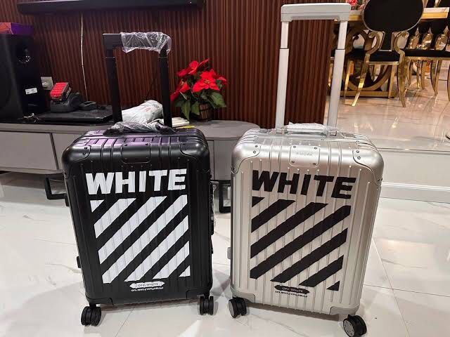 SALE!!! NEW ARRIVAL Aluminum Off White Cabin Size Hand Carry Suitcase ...