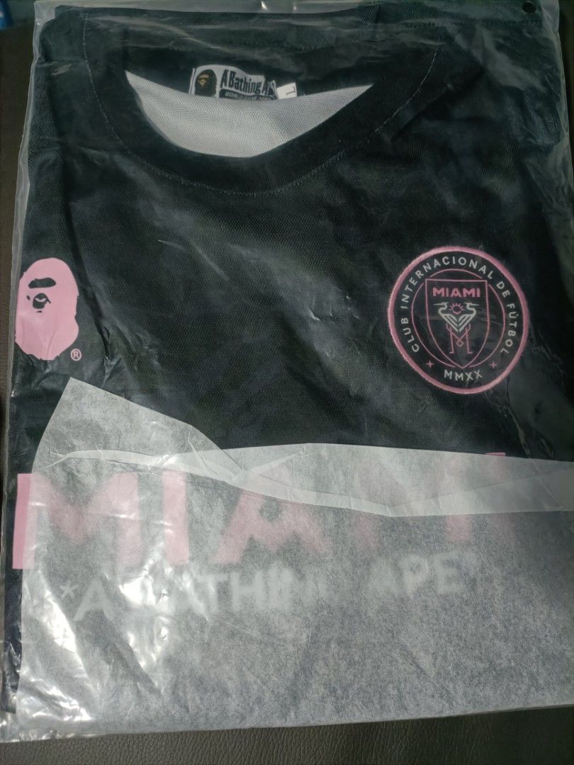 PRE ORDER Bape Inter Miami black army camouflage football soccer jersey ...