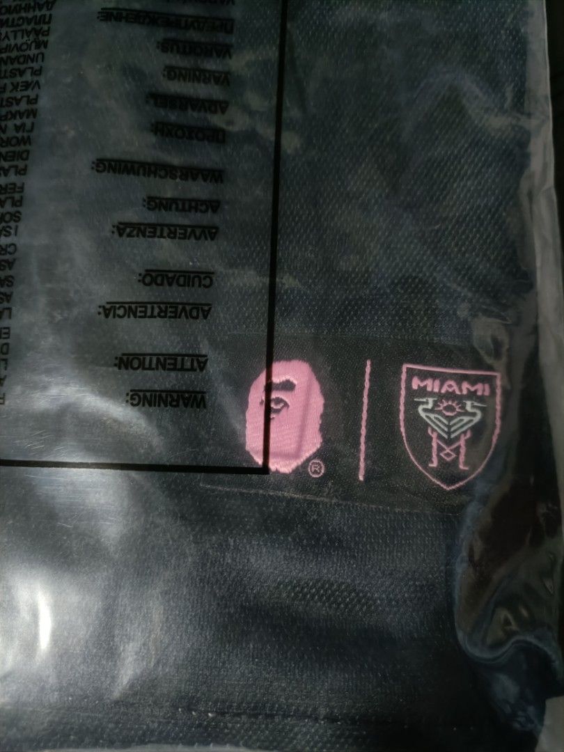 PRE ORDER Bape Inter Miami black army camouflage football soccer jersey ...