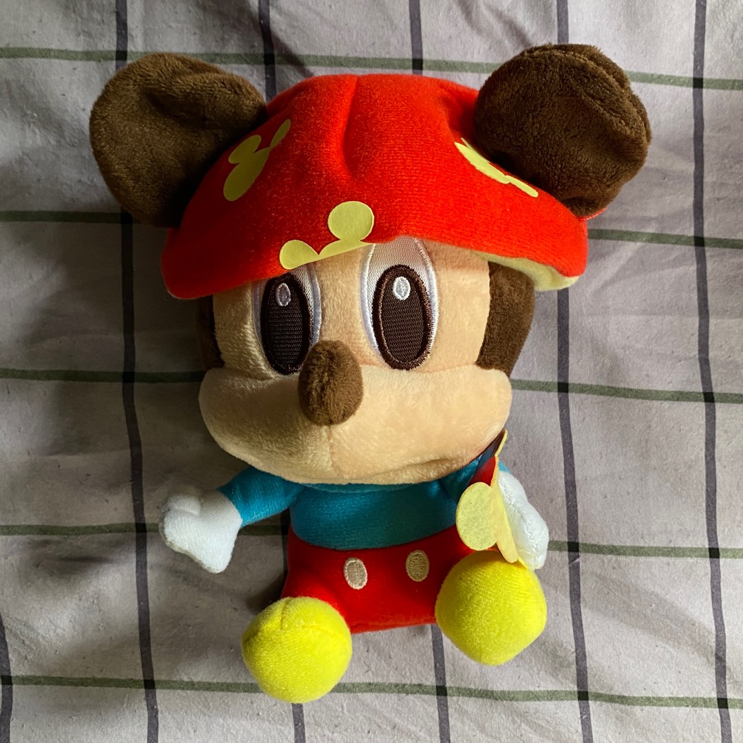 NEW Mario Mickey Mouse Small Soft Plush Toy, Hobbies & Toys, Toys ...