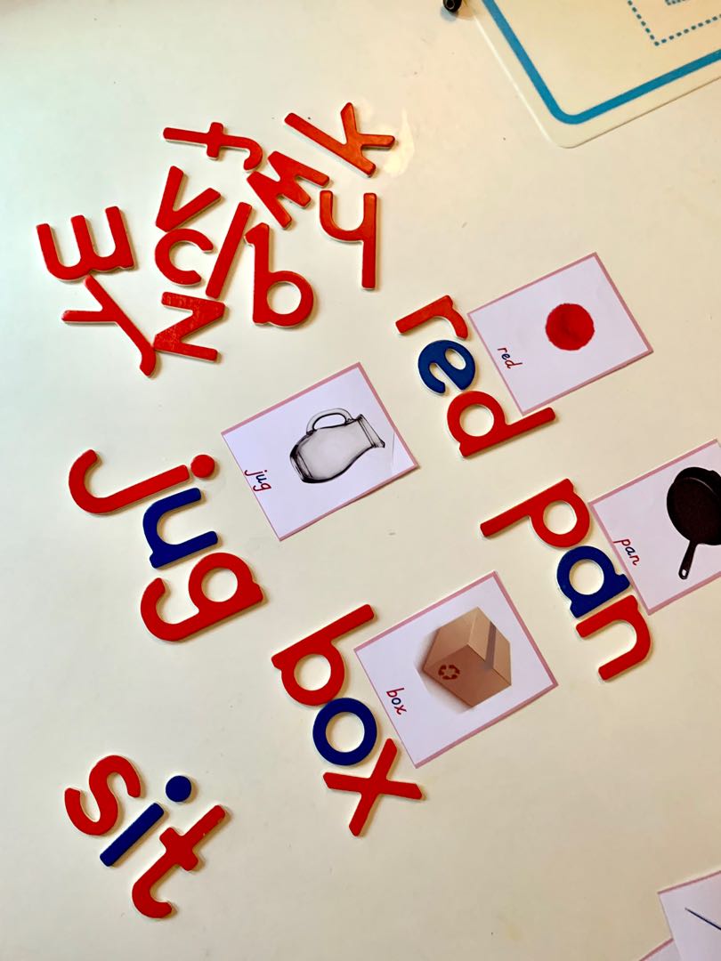 (NEW) Montessori Pink Series CVC Cards PDF & Moveable Wooden Alphabet ...