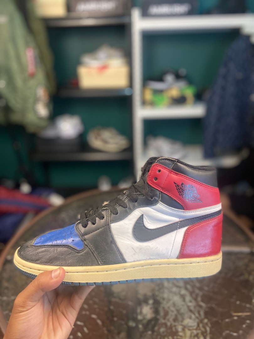 Nike Air Jordan 1 High Top 3, Fesyen Pria, Sepatu , Sneakers di Carousell