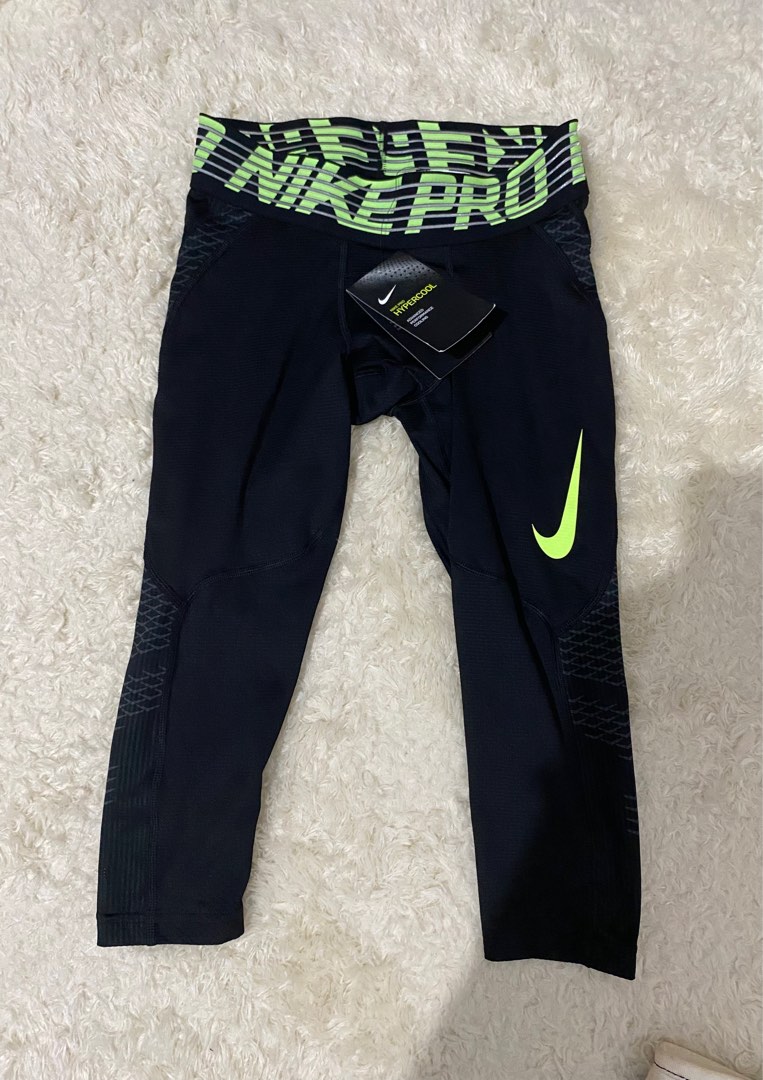 NIKE PRO HYPER COOL TIGHTS 3/4, Men's Fashion, Activewear on Carousell