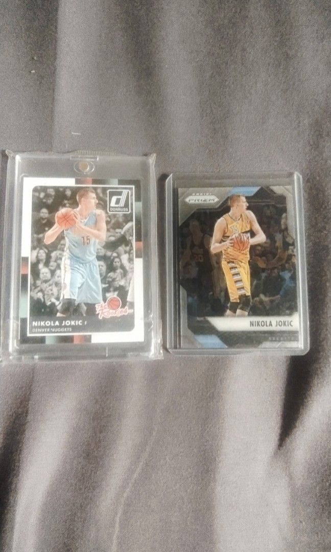 Nikola jokic rookie card and sophomore card, Hobbies & Toys ...