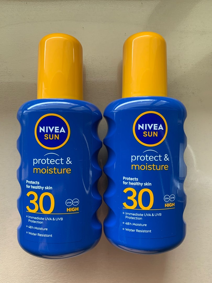 Nivea Sun Protect and Moisture Sunscreen Spray SPF30 200ml sun ...