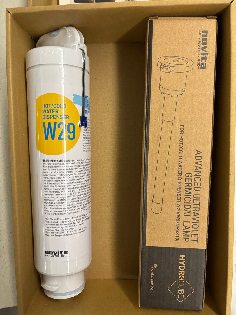 Novita W29 water dispenser - 1 x UV Lamp, 1 x Hydropure filter, TV ...