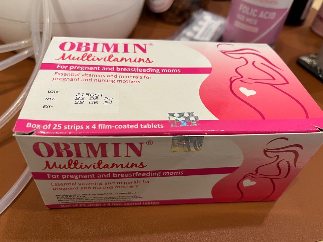 Obimin Multivitamins, Health & Nutrition, Health Supplements, Vitamins ...