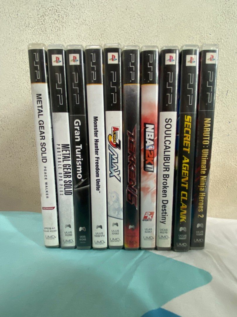 Old PSP Games (last usage: pre-pandemic), Video Gaming, Video Games ...