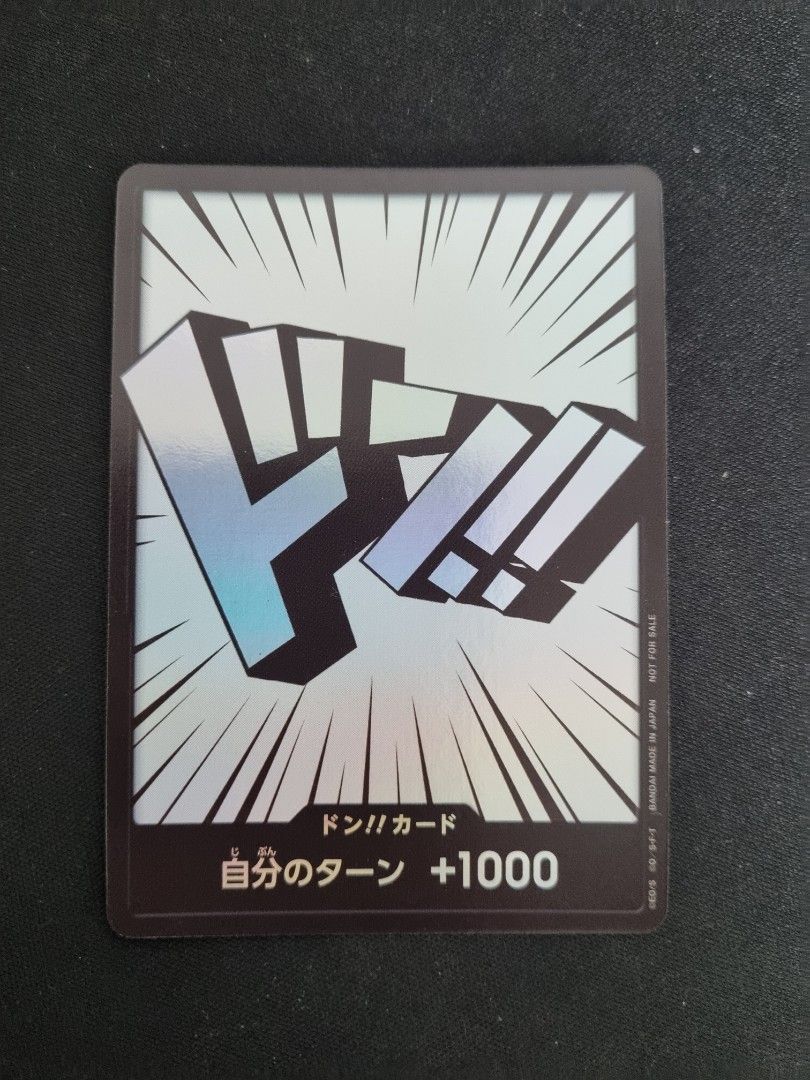 One Piece TCG Special Rainbow Foil Don card, Hobbies & Toys, Toys ...