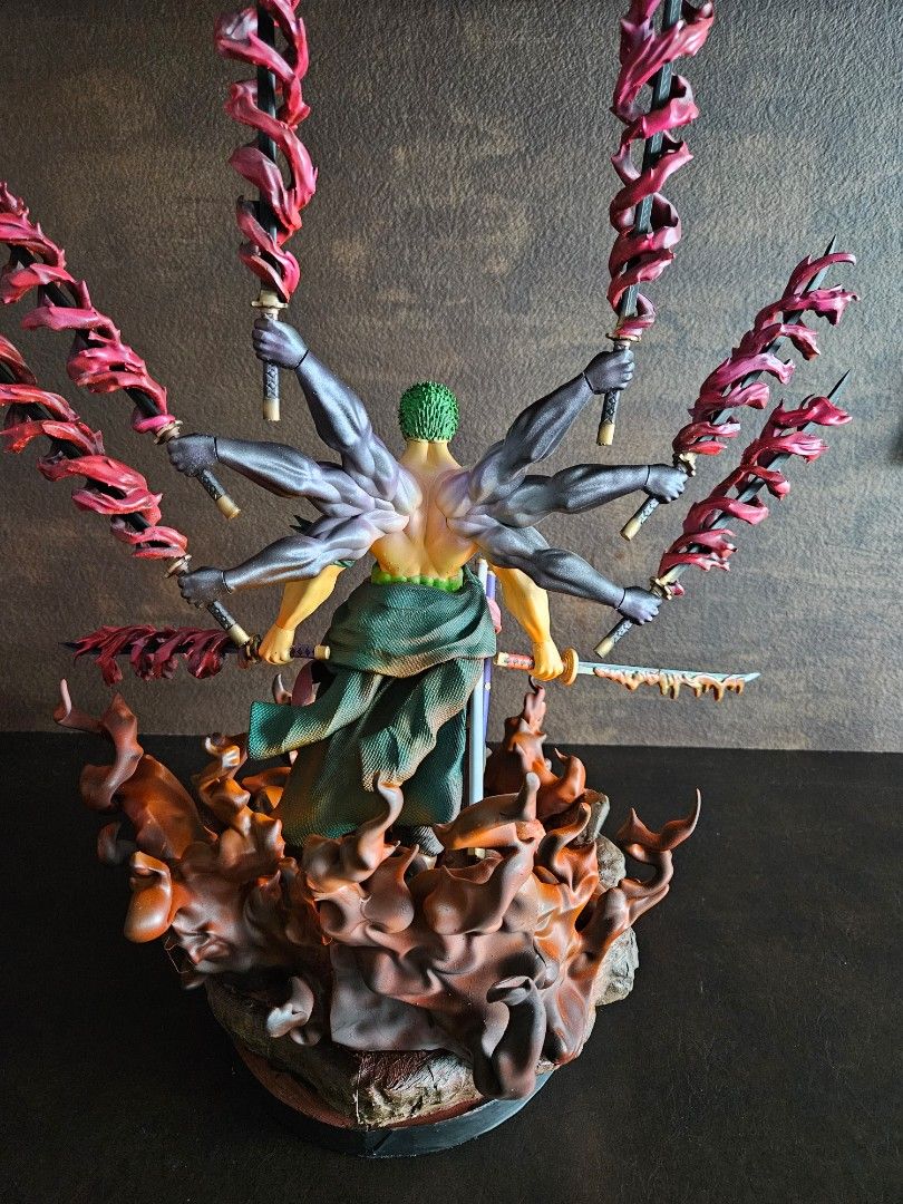 One Piece Zoro Asura Form (3D resin print), Hobbies & Toys, Toys ...