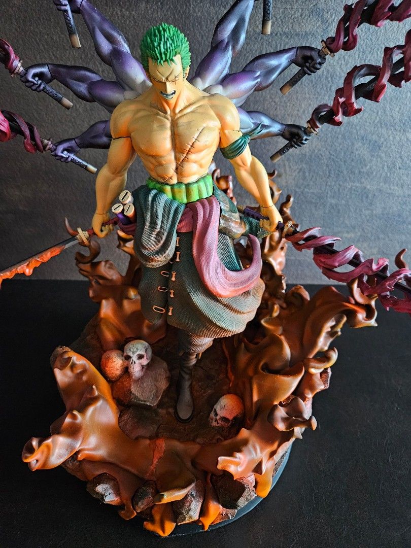 One Piece Zoro Asura Form (3D resin print), Hobbies & Toys, Toys ...