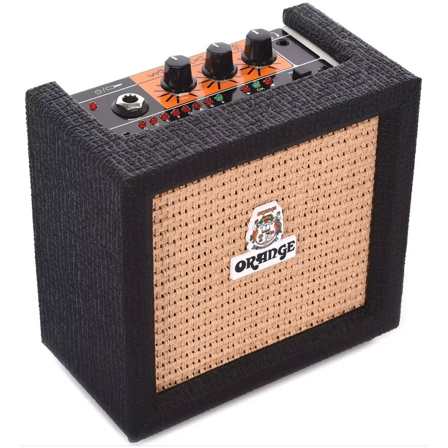 Orange Amplifier Mini Crush Black for Electric Guitar 3 watts Built in ...