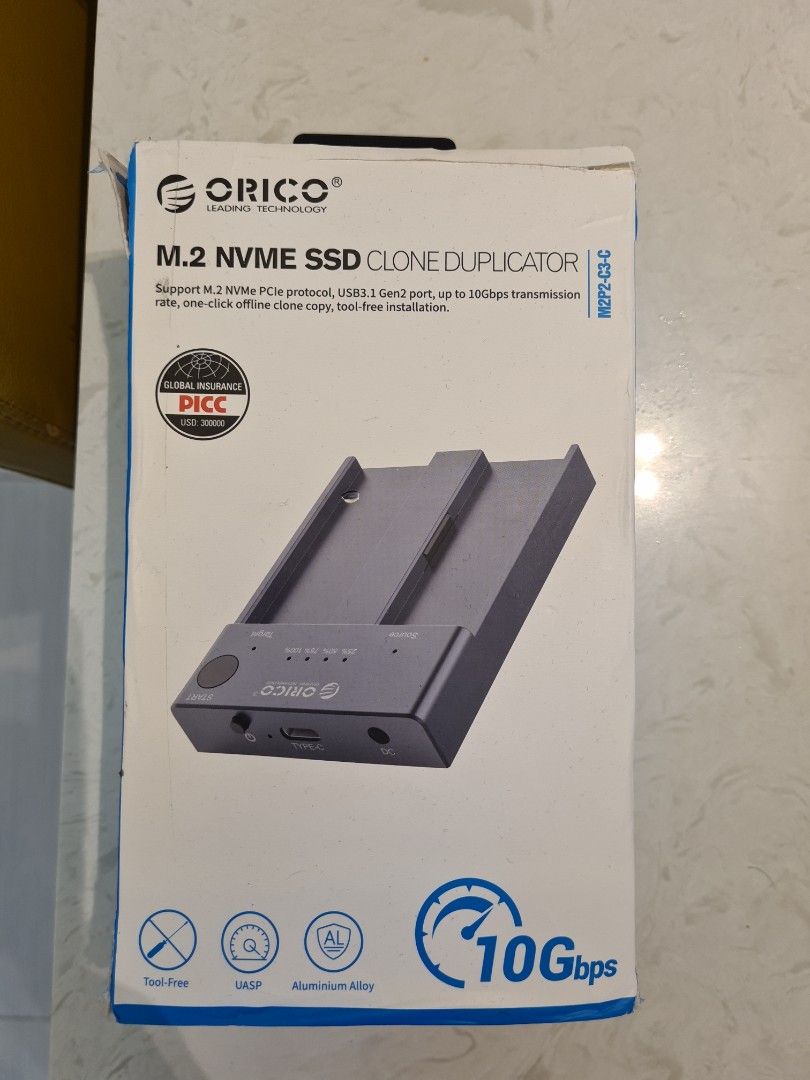 Orico M.2 NVME SSD Clone Duplicator, Computers & Tech, Parts ...