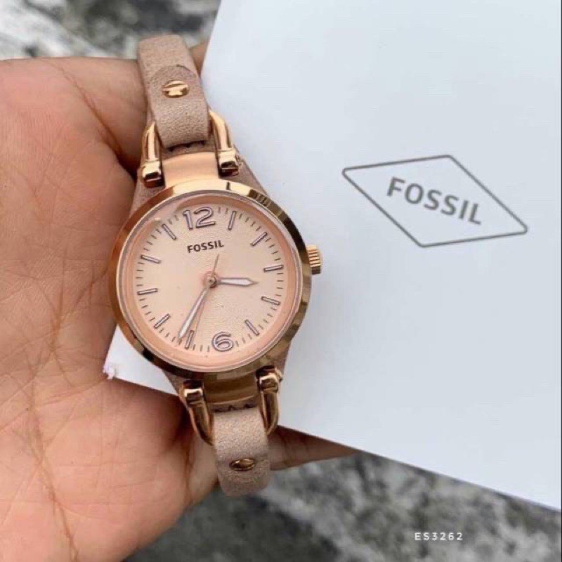 Original 100% Fossil Watch Georgia Es3262, Fesyen Wanita, Jam Tangan di ...