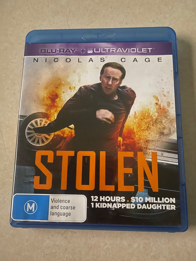 Original Blu Ray Collectors Stolen Movie ~ Nicolas Cage, Hobbies & Toys ...