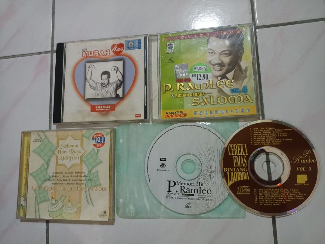 Original cd lagu dan vcd p.ramlee saloma, Hobbies & Toys, Music & Media, CDs & DVDs on Carousell