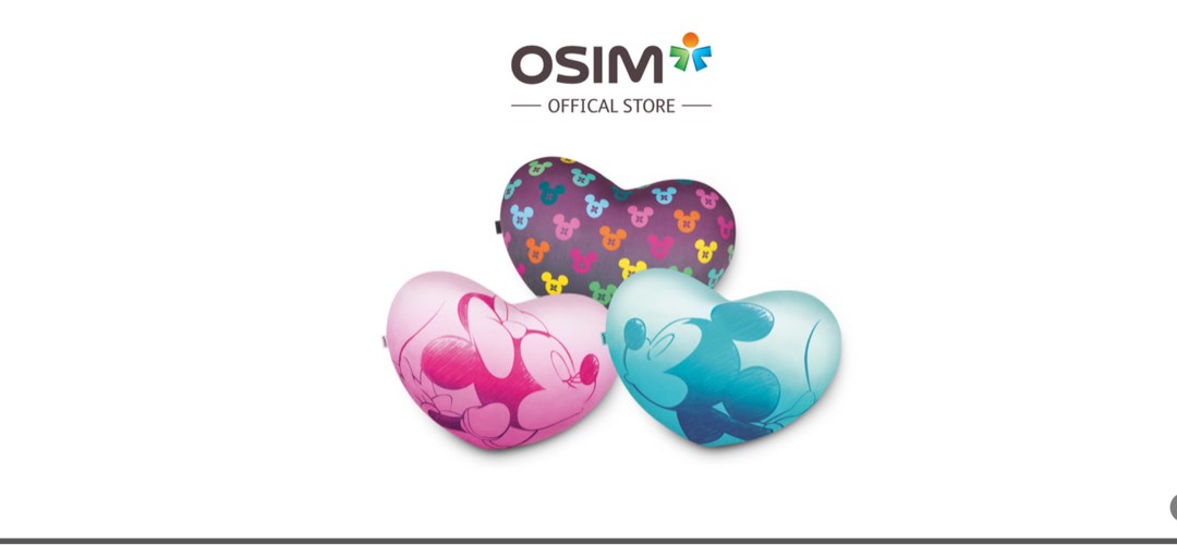 OSIM uCozy Heart 1 Pair, Furniture & Home Living, Home Decor, Cushions ...