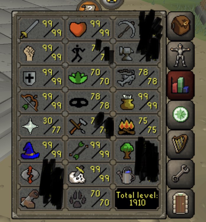 OSRS account 99 slayer + 1910 TL (328days member), Video Gaming, Gaming ...