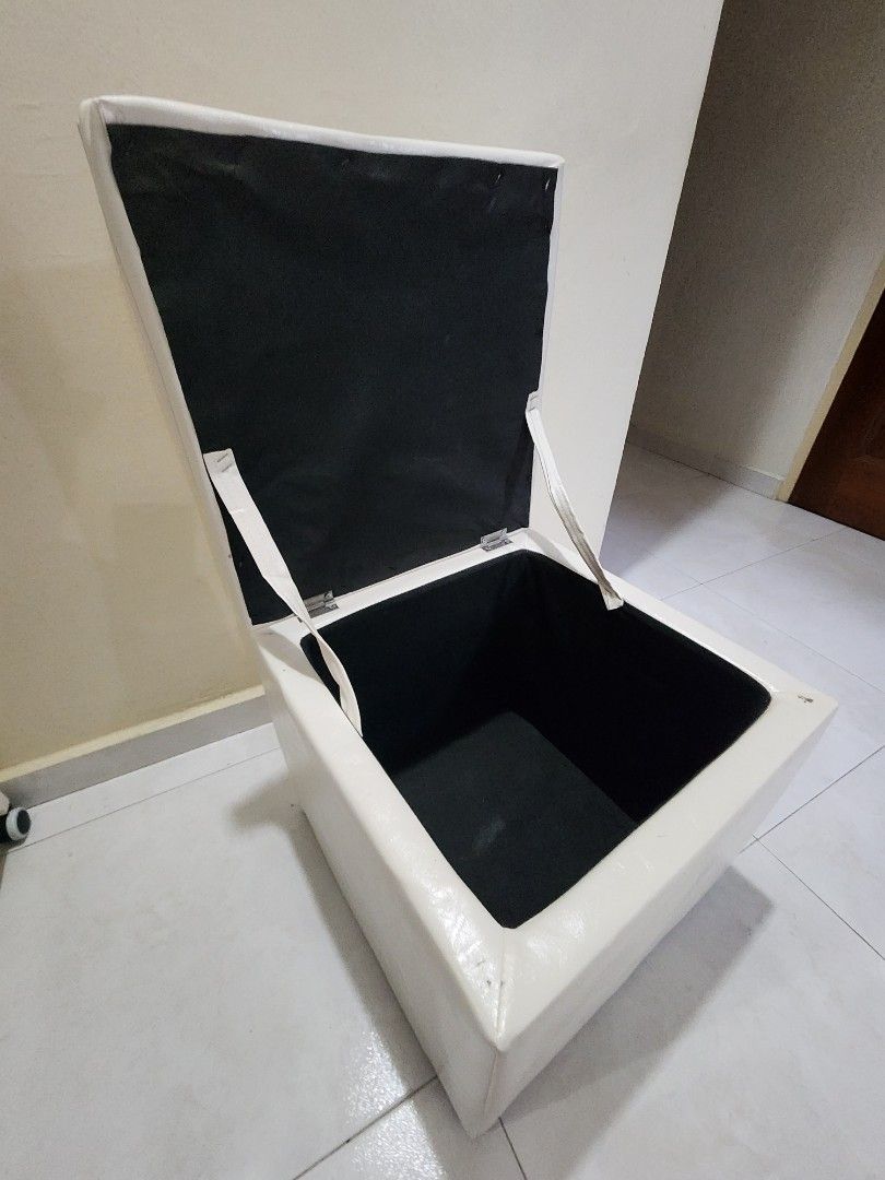 Ottoman storage chair, Furniture & Home Living, Furniture, Other Home ...