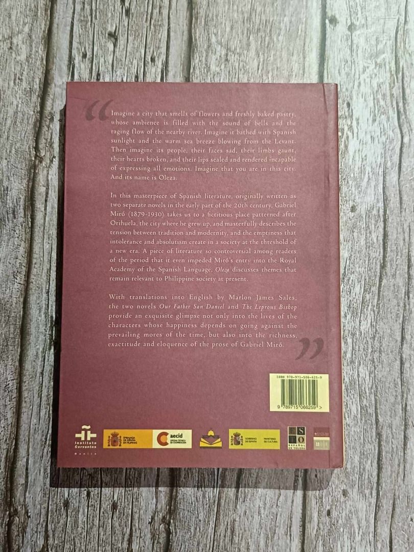 Our Father San Daniel by Gabriel Miro, Translated by Marlon James Sales ...