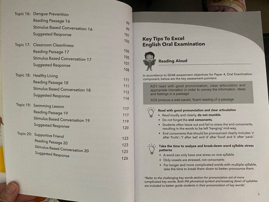 P5 English Oral Exam Practice, Hobbies & Toys, Books & Magazines ...