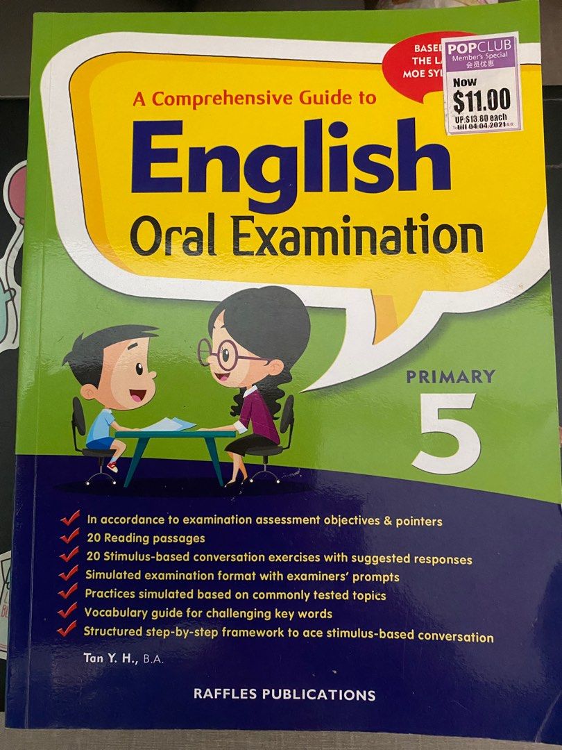 P5 English Oral Exam Practice, Hobbies & Toys, Books & Magazines ...