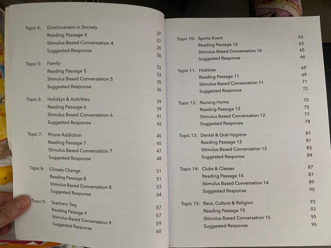 P5 English Oral Exam Practice, Hobbies & Toys, Books & Magazines ...