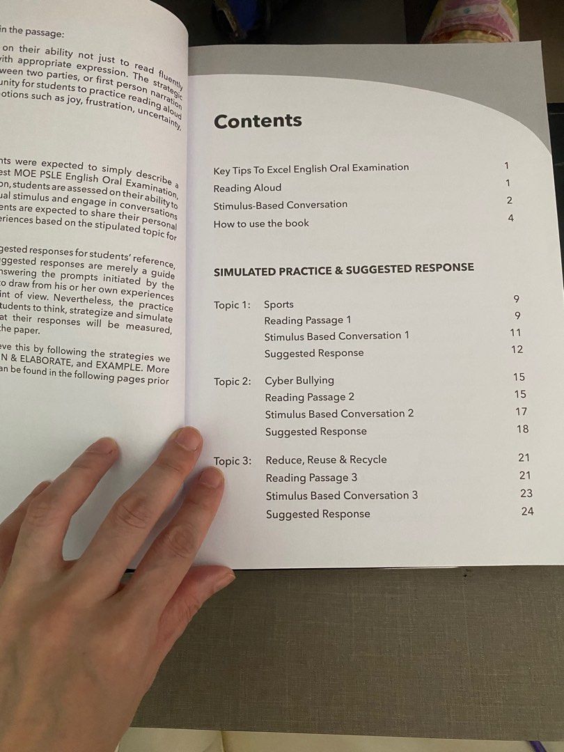 P5 English Oral Exam Practice, Hobbies & Toys, Books & Magazines ...