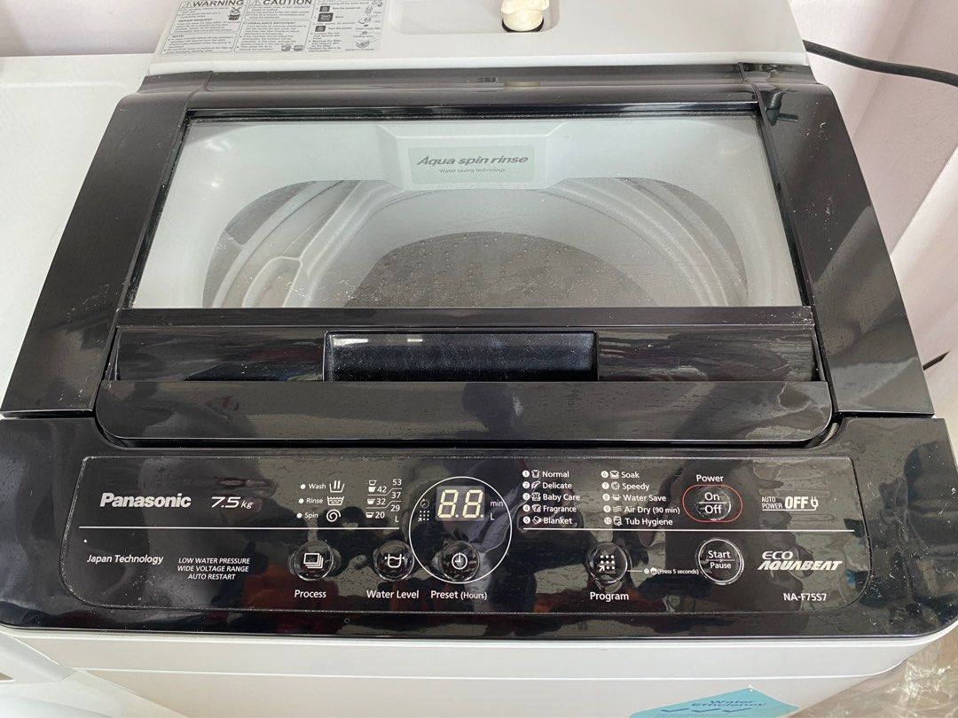 Panasonic 7.5kg Washing Machine, TV & Home Appliances, Washing Machines ...
