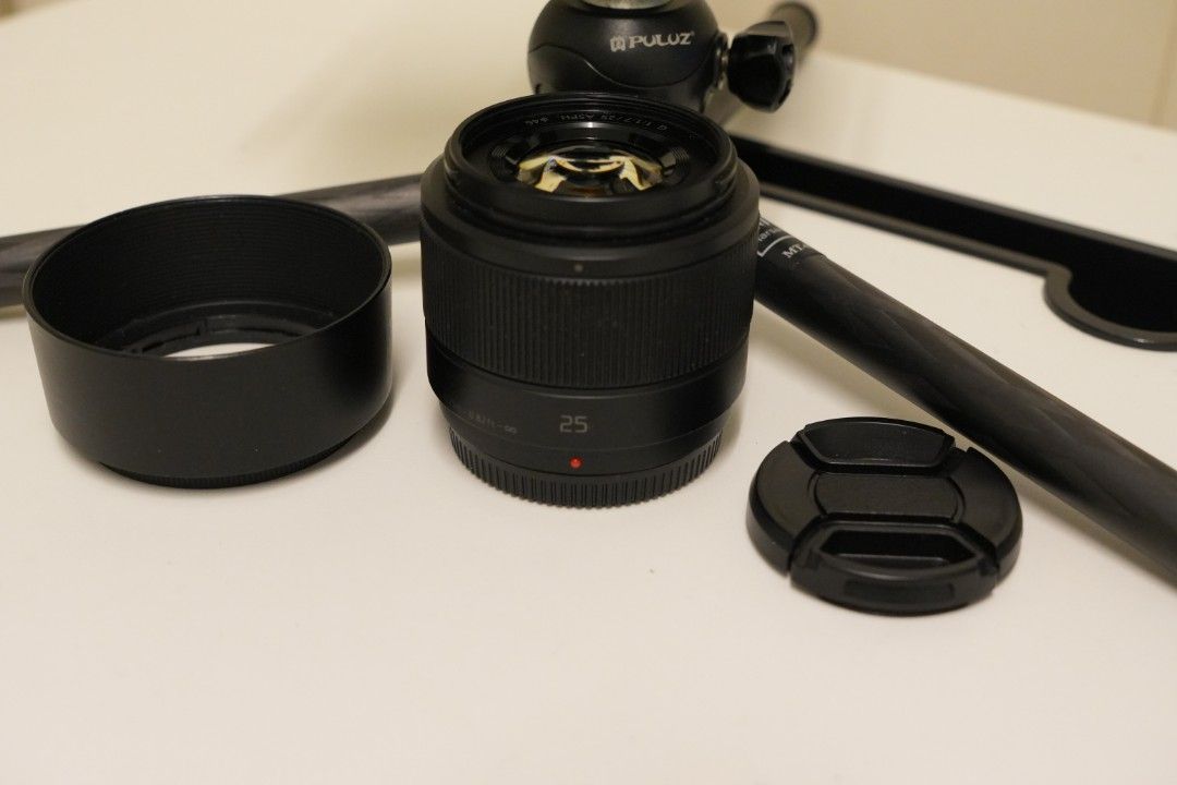 Panasonic Lumix 25mm f1.7 Prime Lens, Photography, Lens & Kits on Carousell