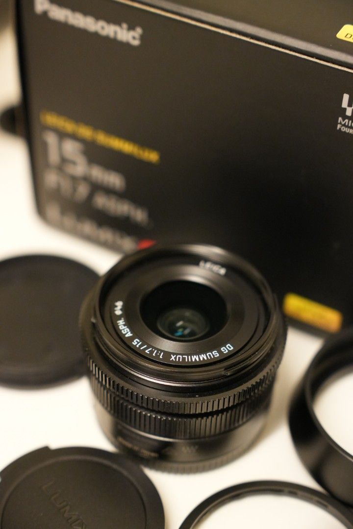 Panasonic Lumix Leica 15mm f1.7 ASPH Summilux Prime Lens, Photography ...