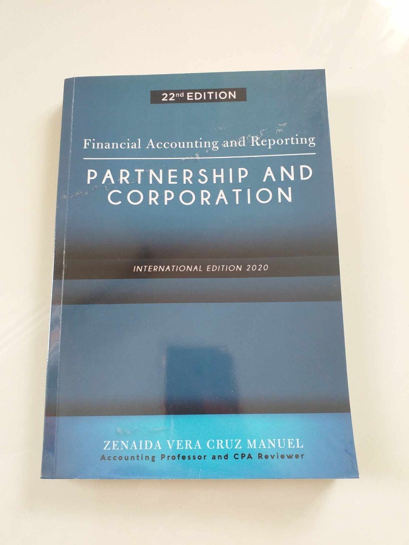 Partnership and corporation 2020 international edition by zenaida ...