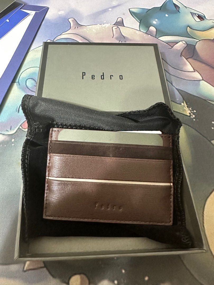 Pedro Card Holder (Dark Brown), Women's Fashion, Bags & Wallets ...